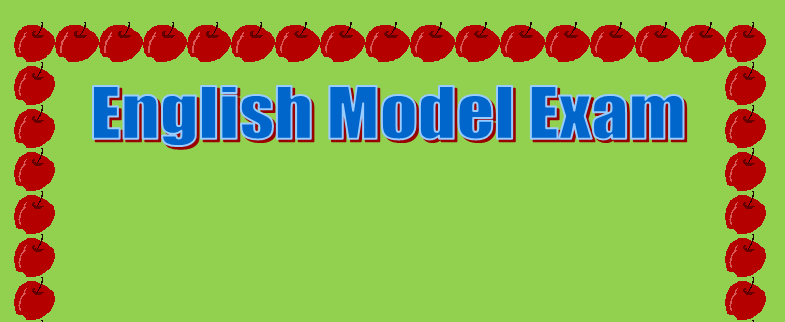 English Model Exam – Passion Academy